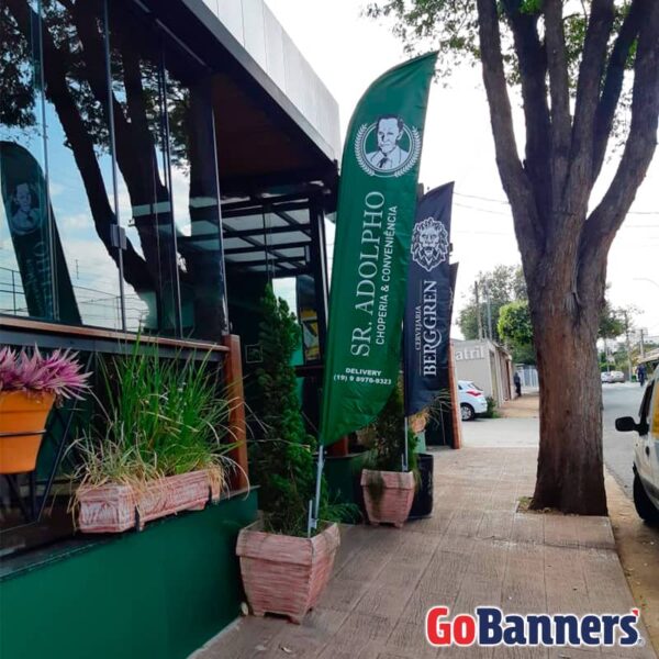 Base para banner: qual a melhor forma de montar o Wind Flag Banner?